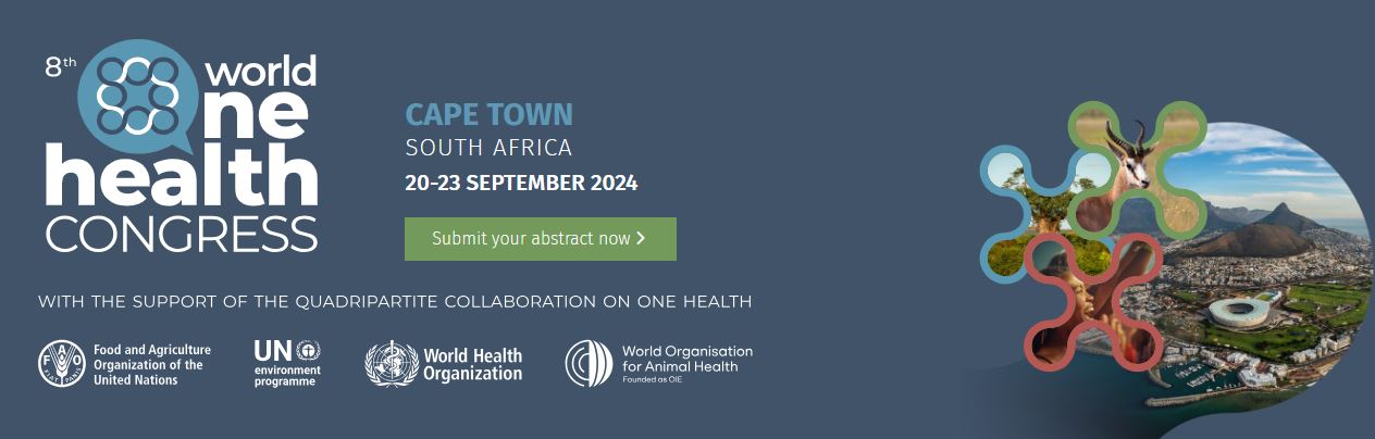 8th World One Health Congress in Cape Town, 20 September – 23 September ...