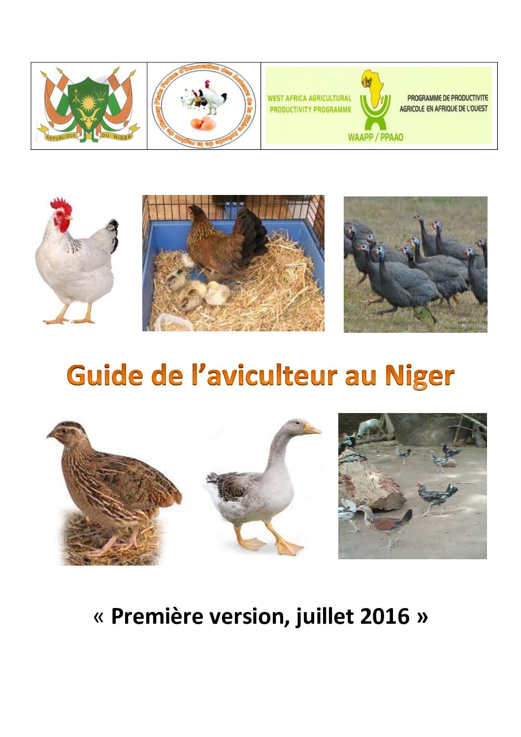 Niger : Guide de l’aviculteur – AfricaVET ! Portail de la Medecine Vétérinaire en Afrique